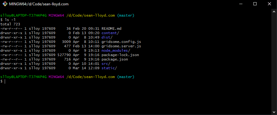Listing files and directories with ls - Bash Listing files and directories with ls - Bash